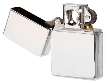 Lighters Zippo HP Chrome Vintage w/o Slash Pipe Lighter