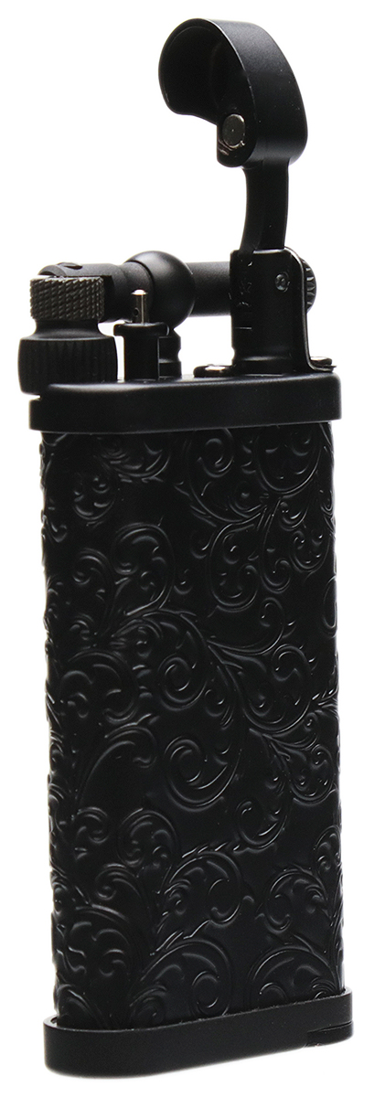 Old Boy Arabesque Black Pipe Lighter - IM Corona