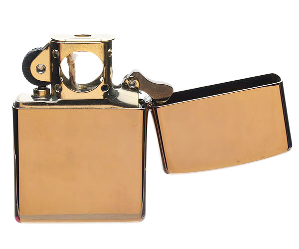 Classic High Polish Rose Gold Pipe Lighter - Zippo