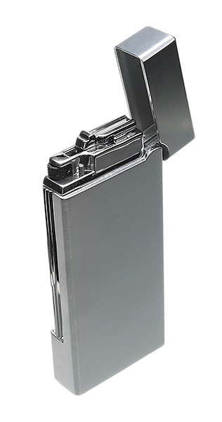 Grand Lighter Chrome Satin - Rattray | Smokingpipes.com