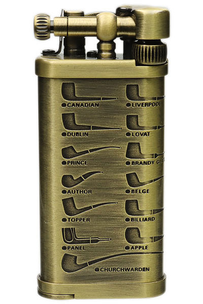 Old Boy Brass Pipe Design Pipe Lighter - IM Corona