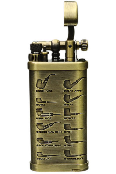 Old Boy Brass Pipe Design Pipe Lighter - IM Corona