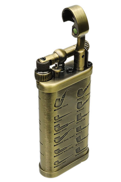 Old Boy Brass Pipe Design Pipe Lighter - IM Corona