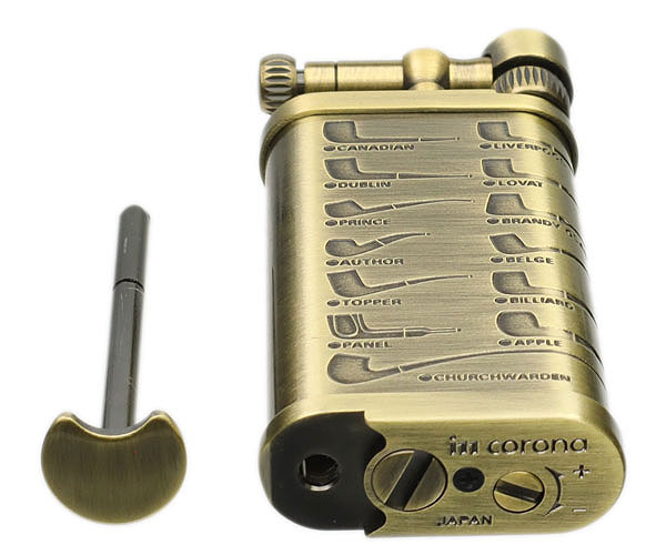 Old Boy Brass Pipe Design Pipe Lighter - IM Corona