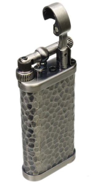 Old Boy Silver Hammer Tone Pipe Lighter - IM Corona