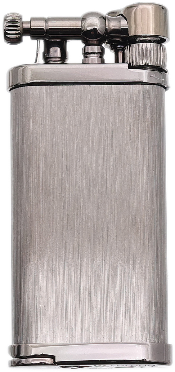 Old Boy Brushed Gunmetal Pipe Lighter - IM Corona