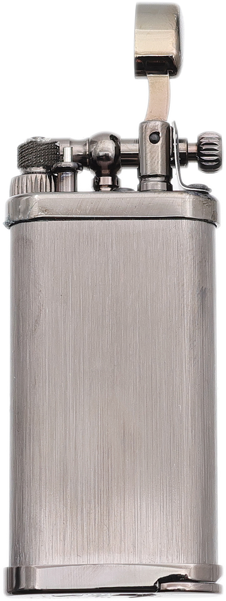 Old Boy Brushed Gunmetal Pipe Lighter - IM Corona