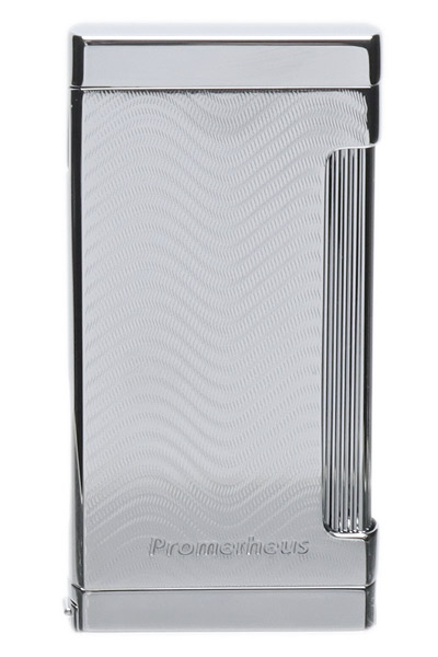 Ultimo X Wave Lighter Chrome - Prometheus | Smokingpipes