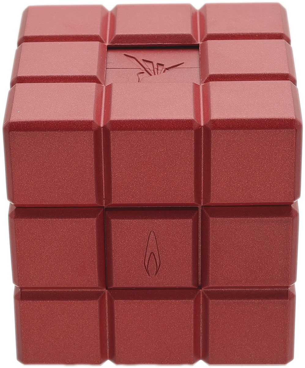 Heritage Cube Lighter Red- Colibri | Smokingpipes.com