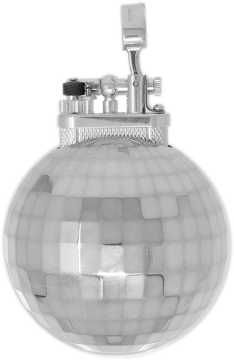 Table Lighter Disco Ball Silver - Dunhill | Smokingpipes.com