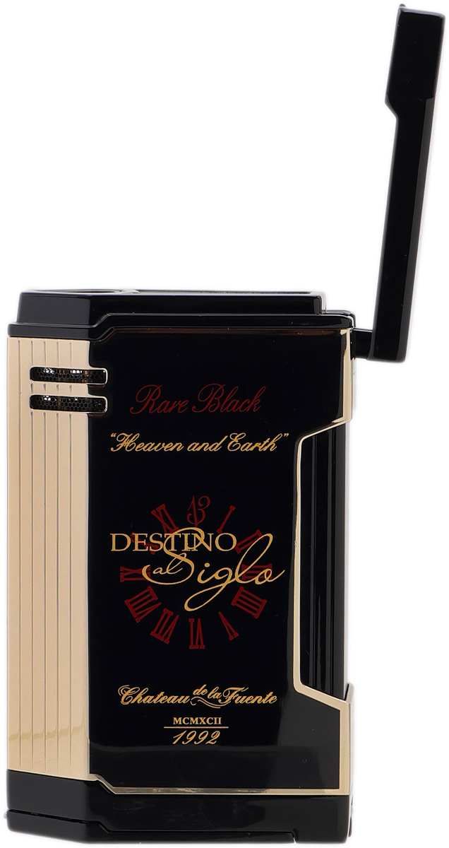 Magma T Black Lacquer and Gold Lighter - Prometheus