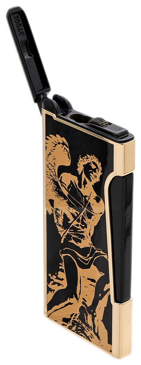 Retro Flint God of Fire Black Lighter - Prometheus