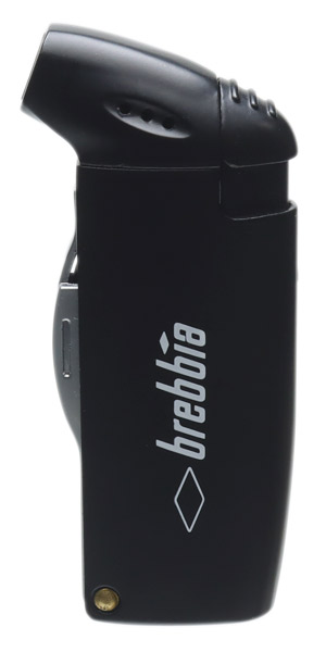 Bowl Flame Pipe Lighter Black - Brebbia | Smokingpipes.com