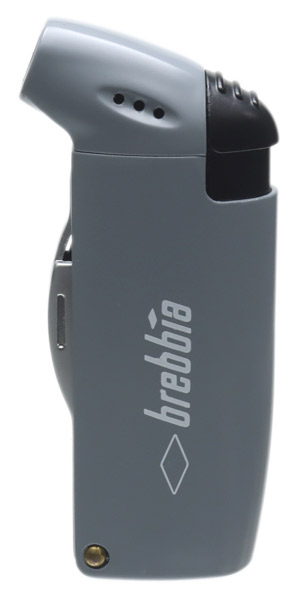 Bowl Flame Pipe Lighter Grey - Brebbia | Smokingpipes.com