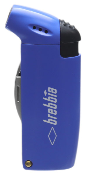 Bowl Flame Pipe Lighter Blue - Brebbia | Smokingpipes.com