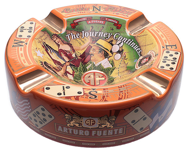 Casa Cuba Ashtray Orange - Arturo Fuente | Smokingpipes.com
