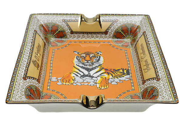 Safari Collection Tiger Ashtray - El Septimo Cigars