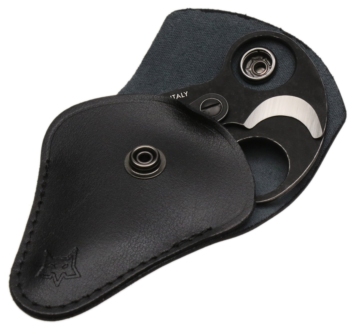 Otello Cigar Cutter Black Stone Wash - Fox | Smokingpipes