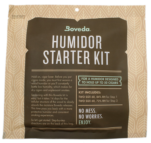 Humidor Starter Kit (50-Count) - Boveda | Smokingpipes.com