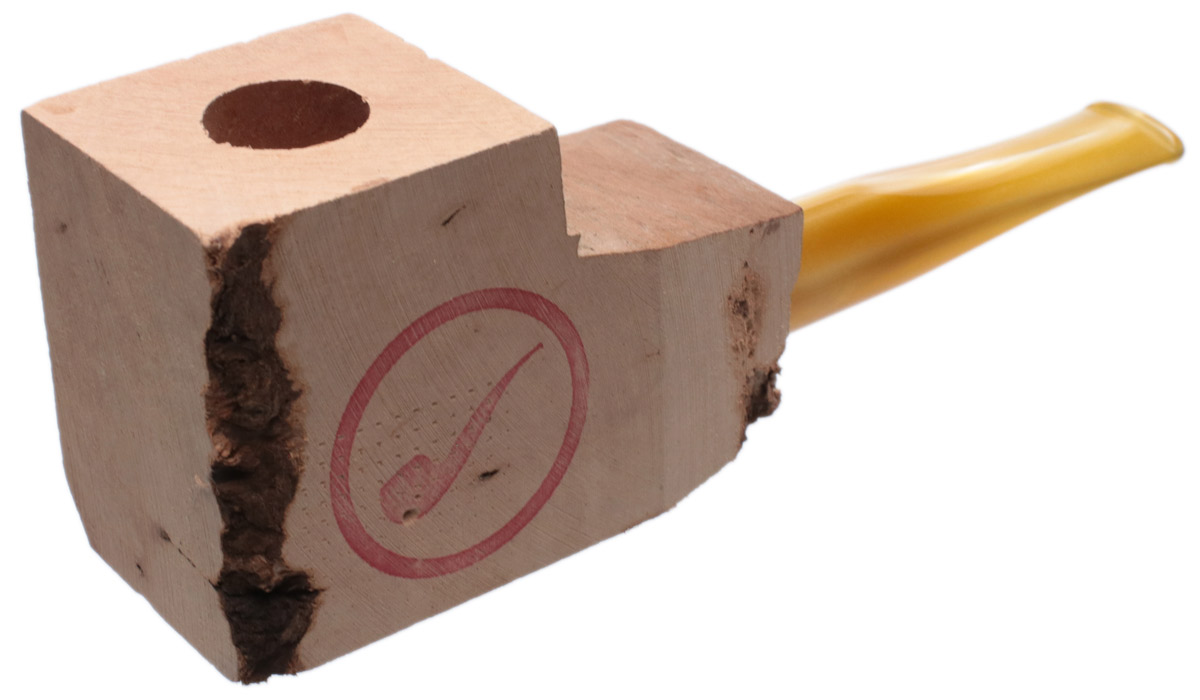 Ebauchon Briar Pipe Kit Acrylic Stem-Straight | Smokingpipes.com