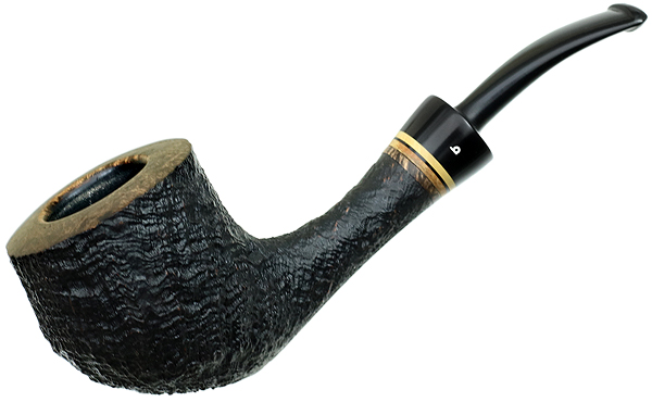 New Pipes » Becker » Sandblasted Bent Pot (Three Clubs)
