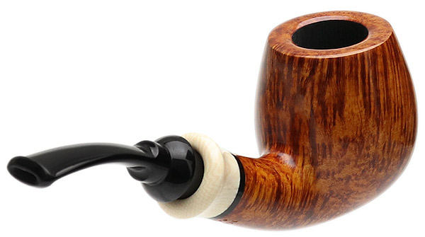 Former Smooth Bent Billiard with Ivorite | Buy Former Tobacco Pipes at ...