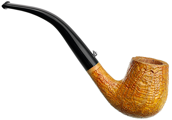 L'Anatra Sandblasted Bent Billiard | Buy L'Anatra Tobacco Pipes at ...