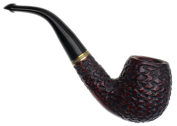 Peterson: Emerald Rusticated (68) P-Lip Tobacco Pipe
