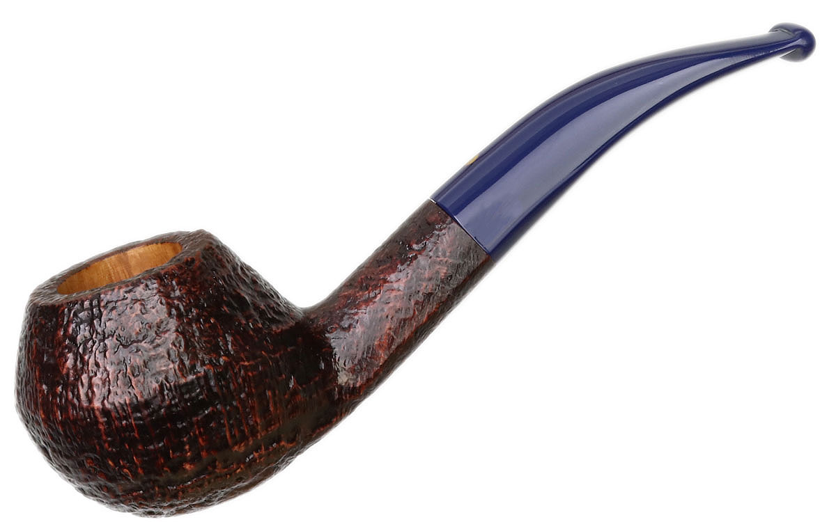 Savinelli Punto Oro Gold Limited Edition Sandblasted Eleganza Stem (673 KS)