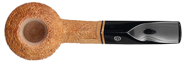 Mark Tinsky: Tan Sandblasted Bent Bulldog (5) Tobacco Pipe