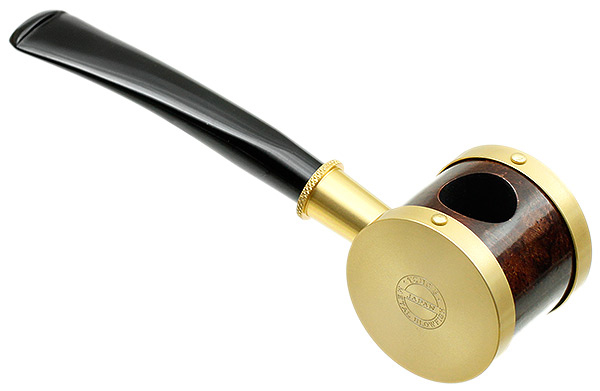 New Pipes » Tsuge » Smooth Metal Gold Blowfish