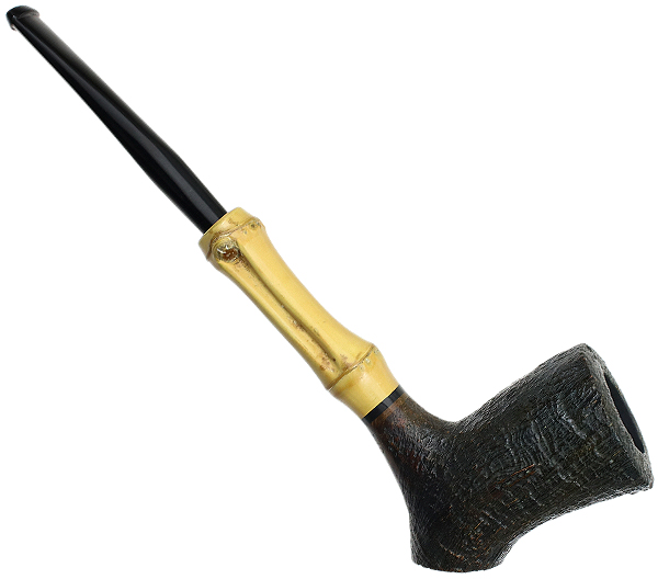 New Pipes » Tsuge » Tokyo Sandblasted Cherrywood with Bamboo (553)