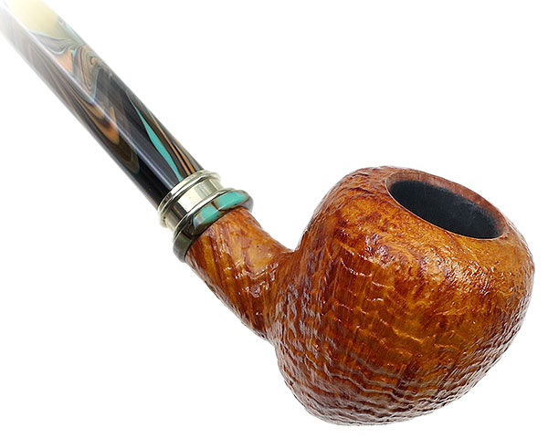 Neerup Classic Sandblasted Bent Acorn Churchwarden (2)