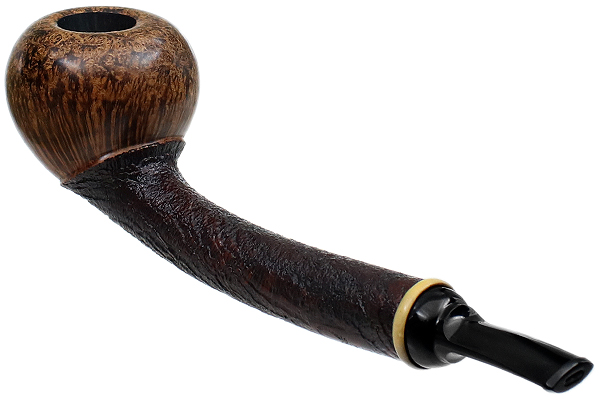 Lars Ivarsson Partially Sandblasted Long Shank Acorn with Boxwood (0517)