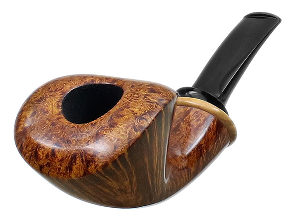 Brad Pohlmann: Smooth Bent Dublin with Olivewood Tobacco Pipe
