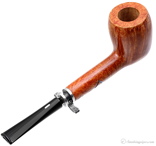 Castello: 'Castello' Acorn with Silver Stand (KKKK) Tobacco Pipe