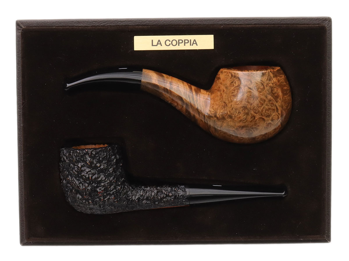 Castello La Coppia 2 Pipe Set (with Leather Box) (2023)