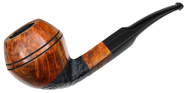Johs Partially Rusticated Bent Bulldog | Buy Johs Tobacco Pipes at ...