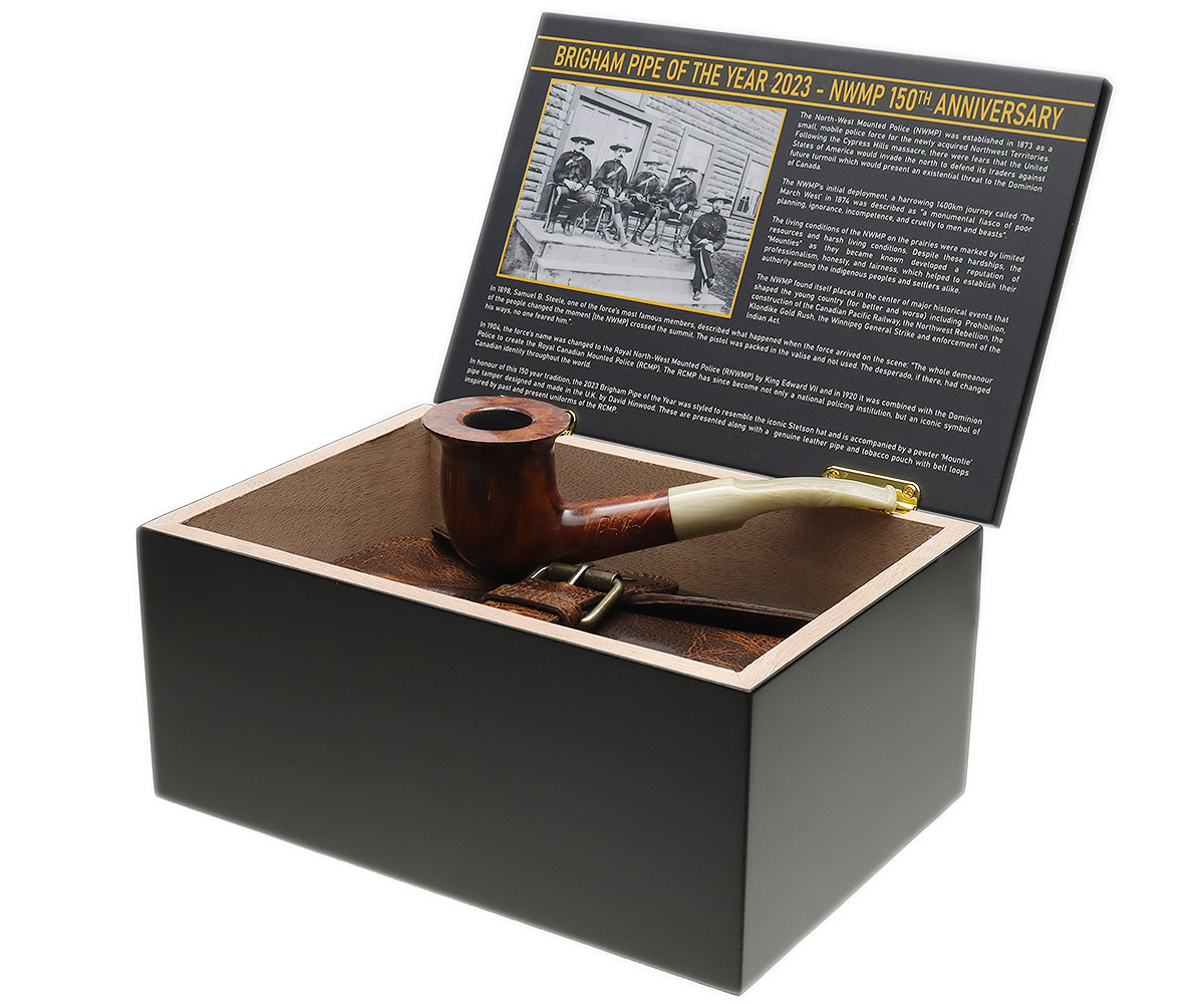 New Pipes » Brigham » Pipe of the Year 2023 NWMP (84/125) (Rock Maple ...