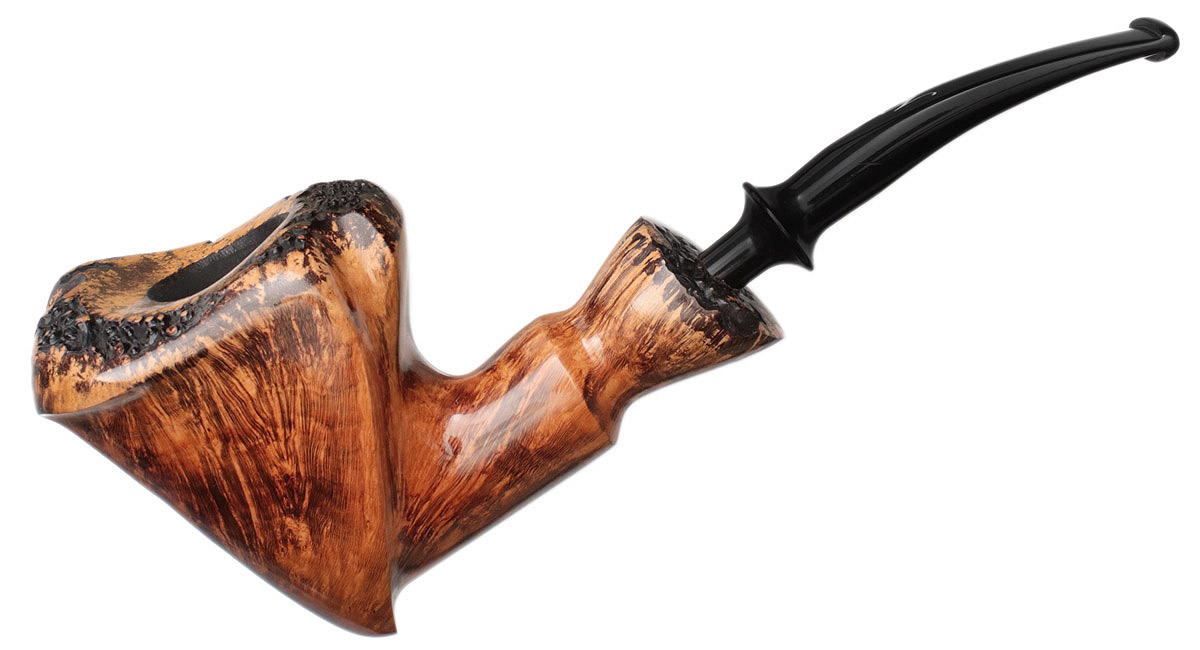 New Pipes » Nørding » Black Grain Freehand (Oversized)
