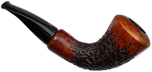 Nording: Hunting Pipe Partially Rusticated Bison (2010) Tobacco Pipe