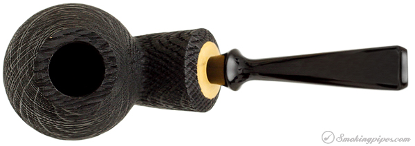 Werner Mummert: Sandblasted Old Oak Bent Brandy Tobacco Pipe