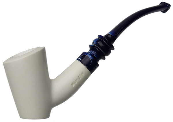 AKB Meerschaum Smooth Bent Dublin (Muhsin) (with Case)