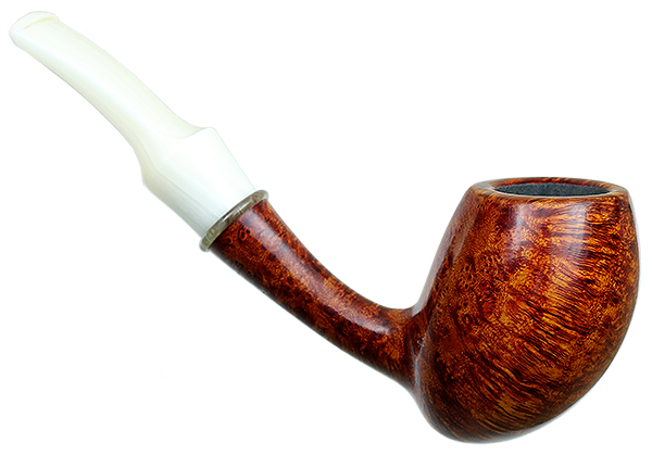BriarWorks: Handmade Light Smooth Acorn Tobacco Pipe