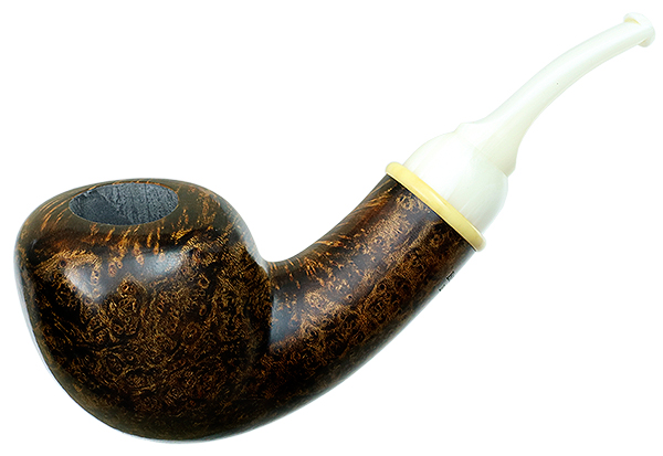 BriarWorks Handmade Dark Smooth Asymmetric Pear