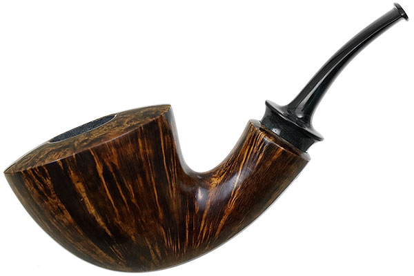 New Pipes » BriarWorks » Handmade Dark Smooth Bent Dublin
