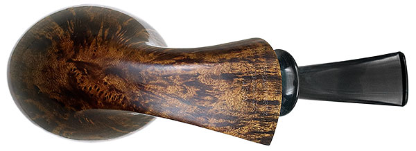 BriarWorks: Handmade Dark Smooth Bent Dublin Tobacco Pipe