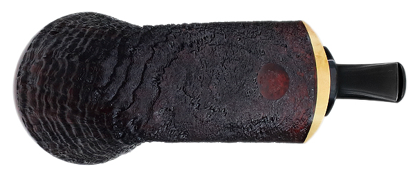 David Huber: Partially Sandblasted Rhodesian with Boxwood Tobacco Pipe