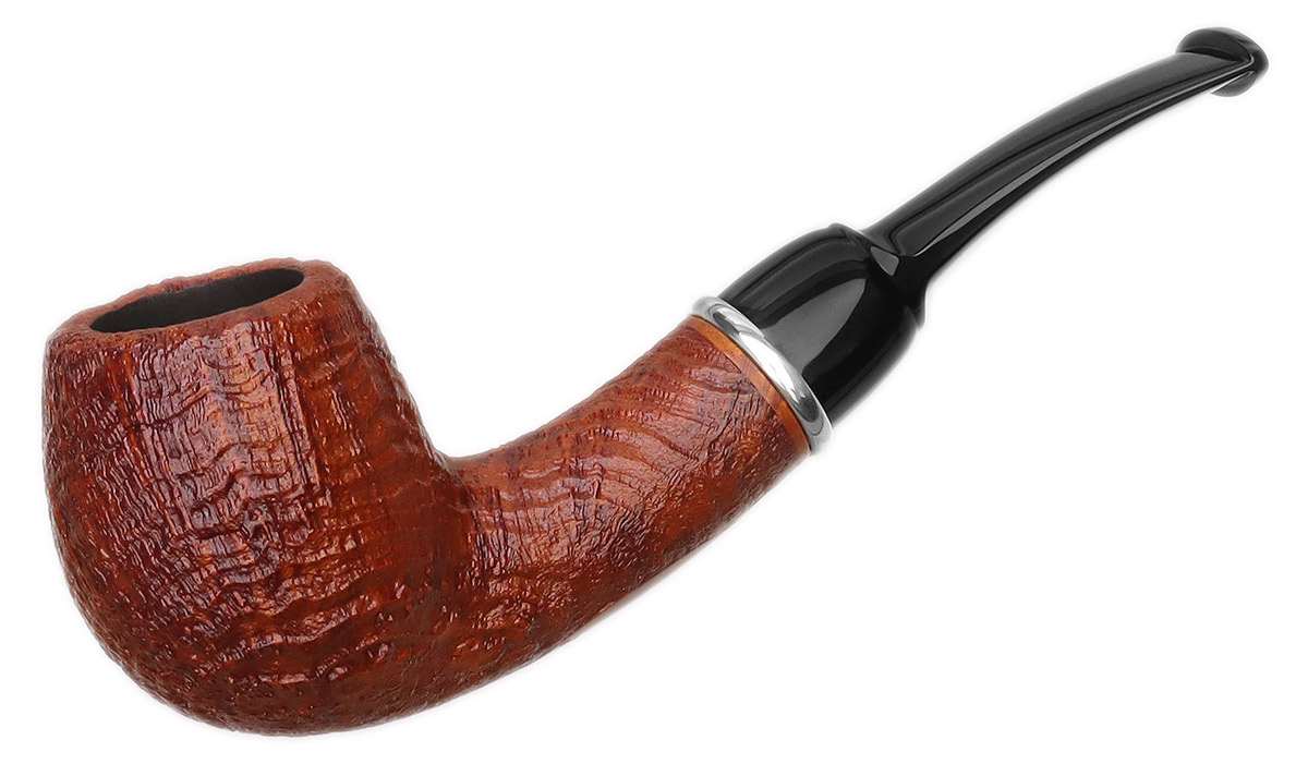 GH Zhang Contrast Sandblasted Bent Apple with Silver (Ping Zhan) (08 ...