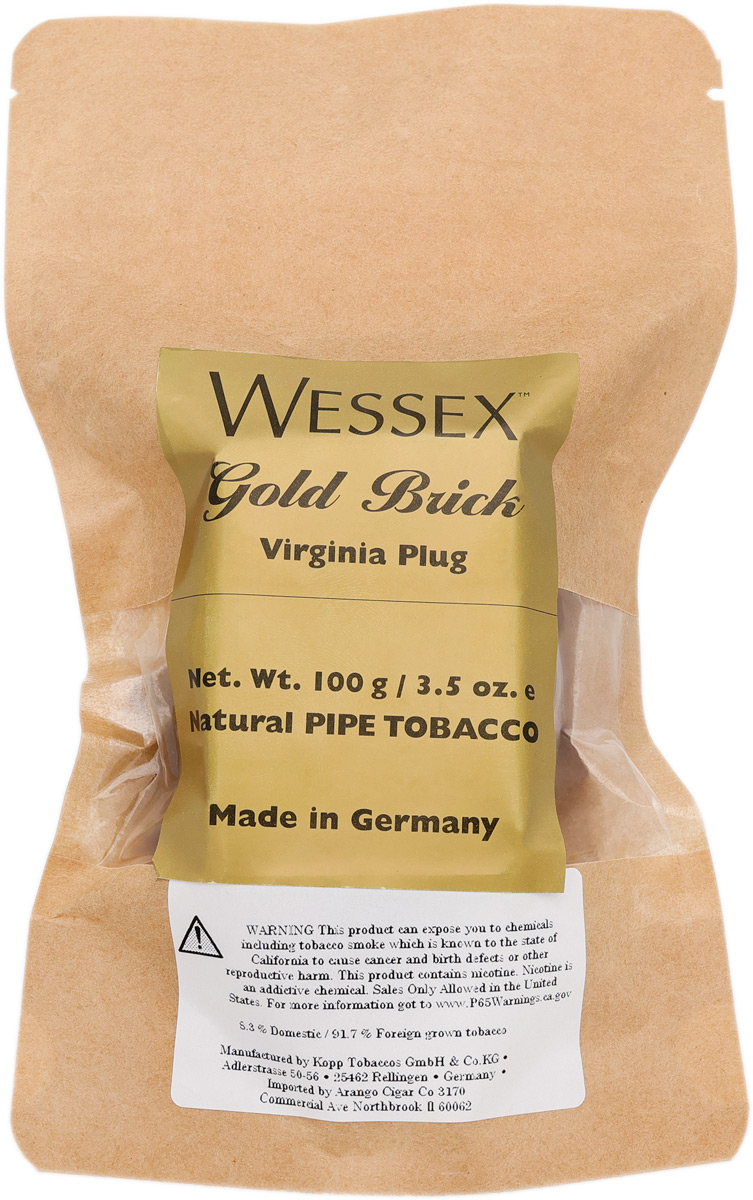 Wessex Gold Brick Virginia Plug 100g